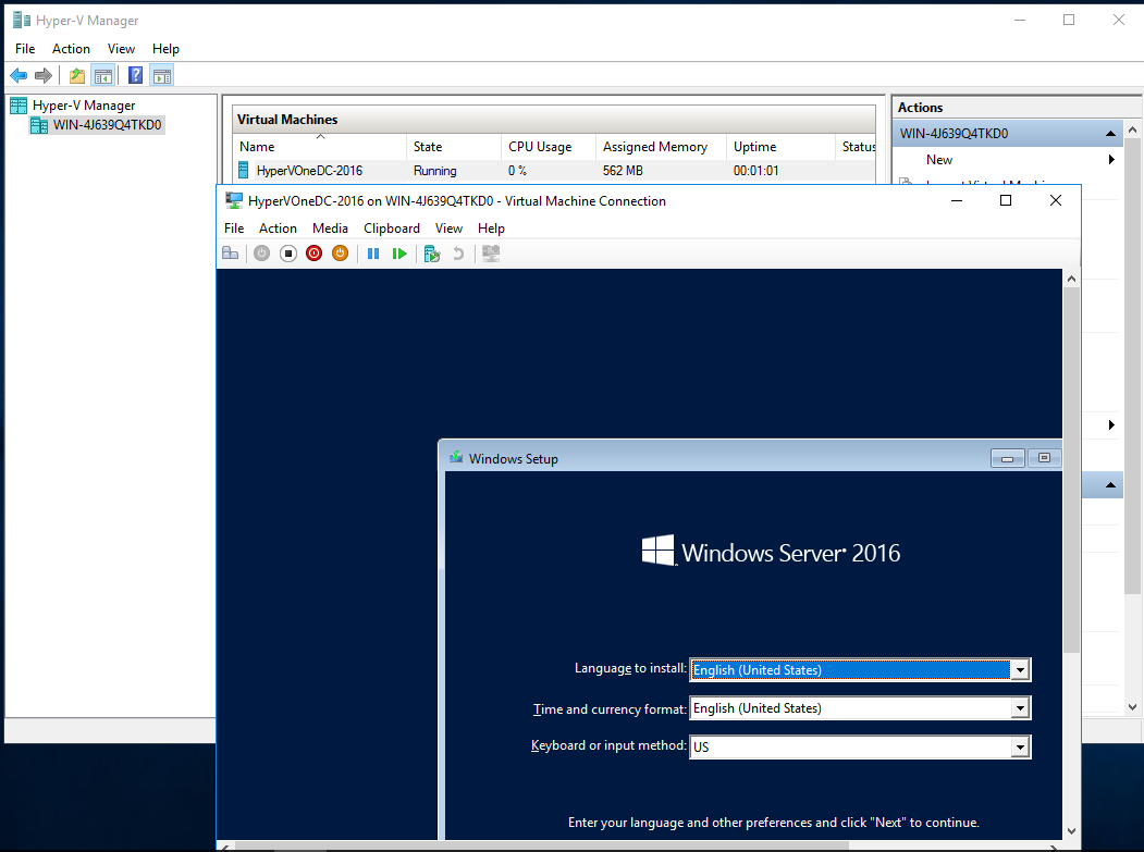 Installing & Configuring Hyper-V Virtualization in Windows Server 2016 ...