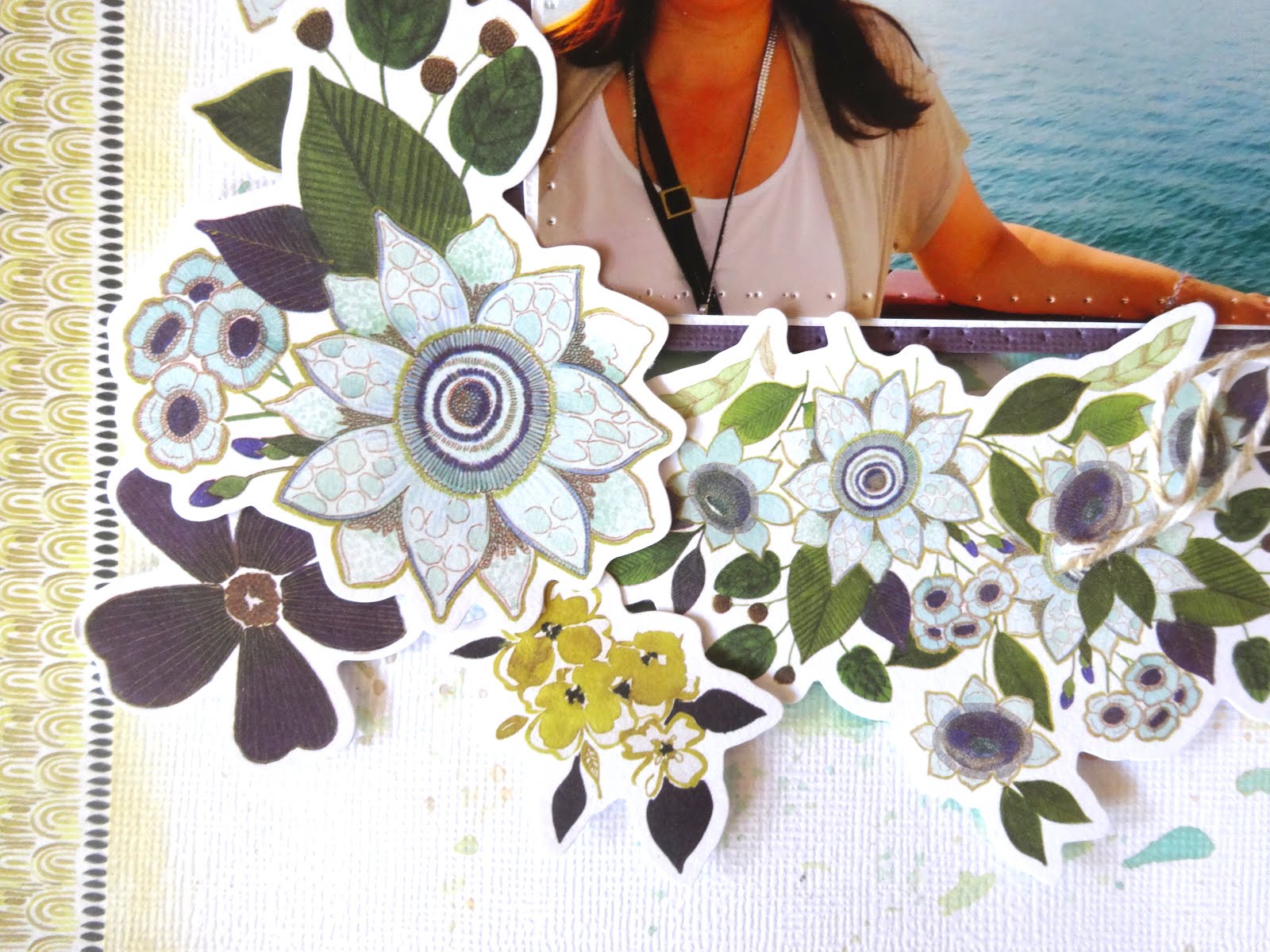 Flowery Layout with Adriana - Couture Creations