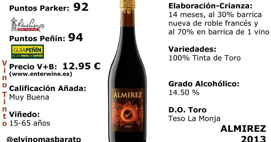 Comprar Almirez 2013 | El Vino más Barato