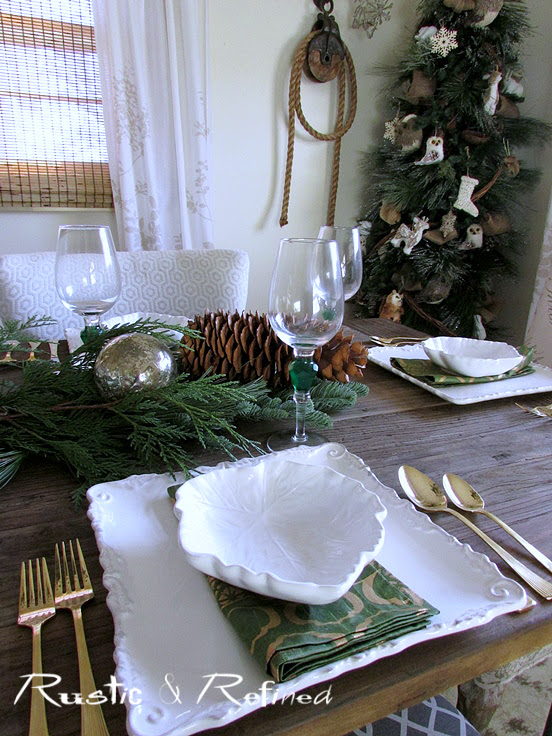 Holiday Table for Entertaining | Rustic & Refined