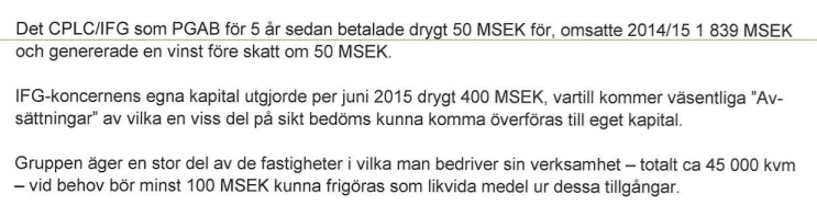 Jordholmen-okonventionell investering: TGS nopec och Peter Gyllenhammar