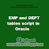 EMP and DEPT tables script in Oracle | AskHareesh Blog | Oracle Apps ...
