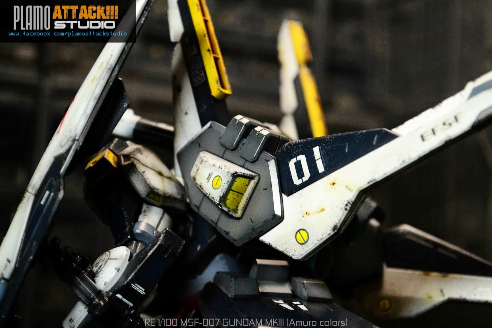 Custom Build: RE/100 Gundam Mk-III "Amuro Ray Colors"