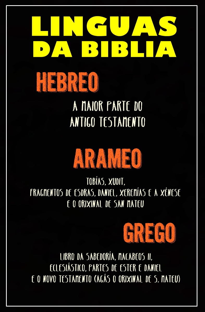LINGUAS DA BIBLIA