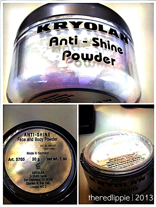 REVISITED | Kryolan Anti Shine Powder Review - THE RED LIPPIE ADVENTURES