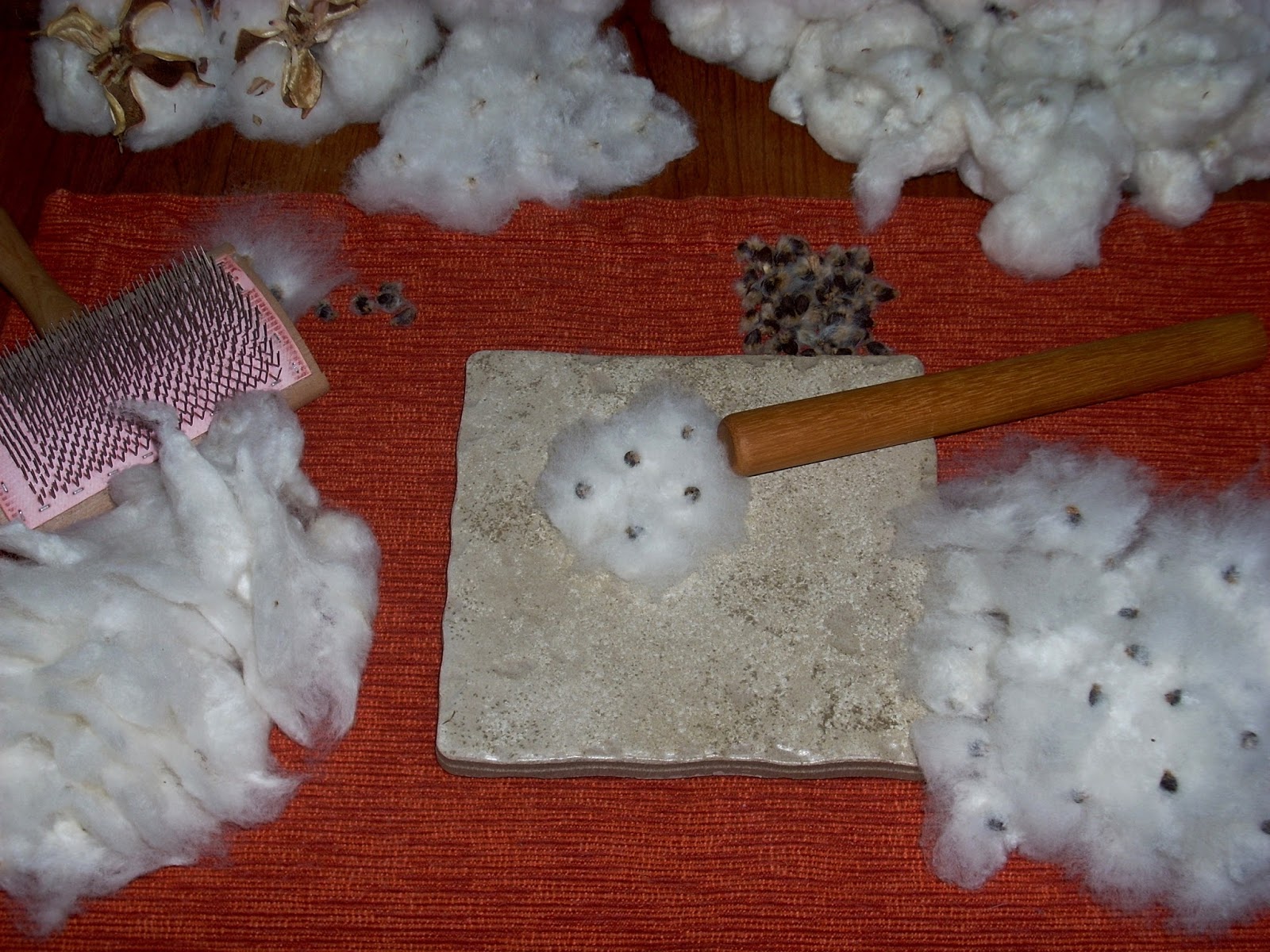 HeartSong Studio: Ginning Cotton by Hand