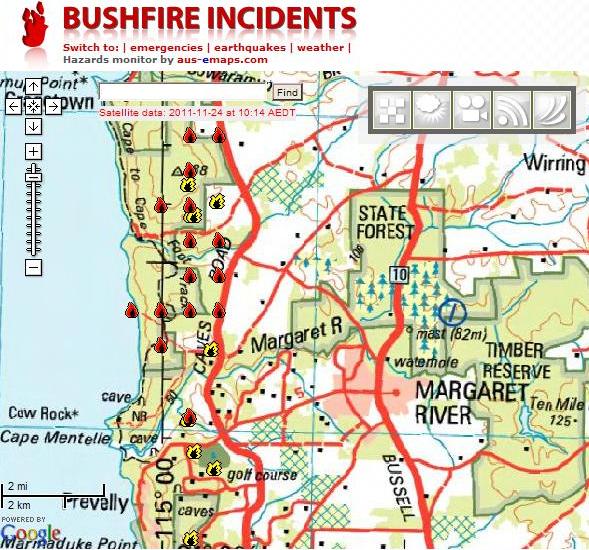 #All-things-spatial: Bushfire season is on