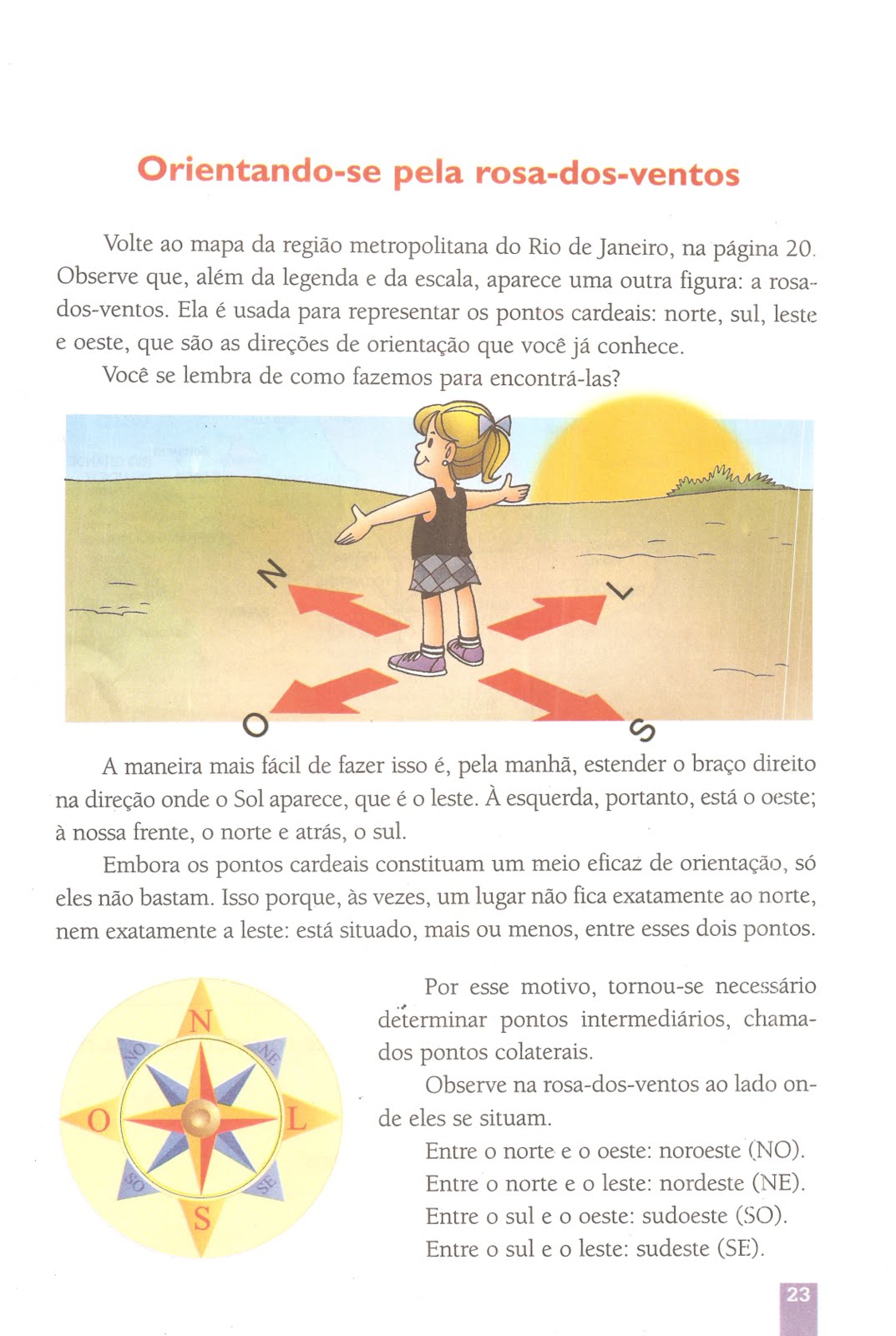 Pontos Cardeais 4 Ano Atividades - NAZAEDU