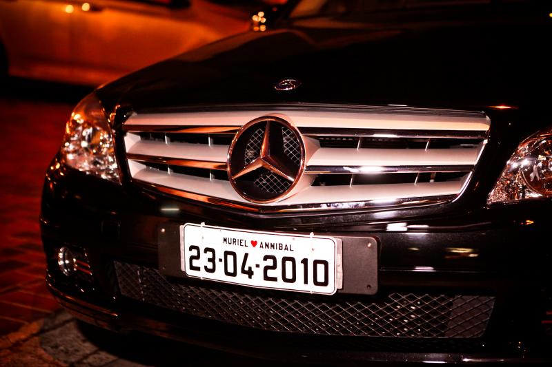 Casamento Perfeito: Placas de Carro Personalizadas...