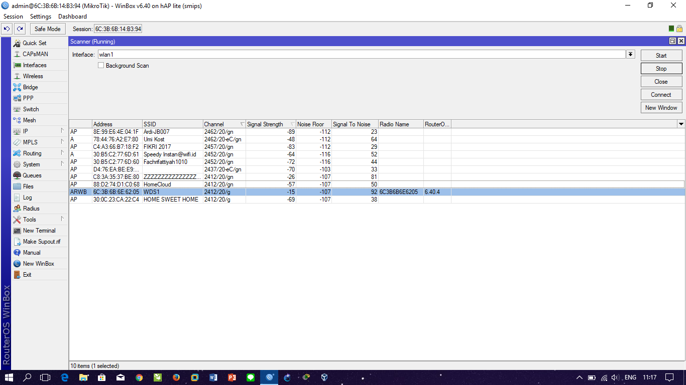 Tutorial Konfigurasi WDS Dynamic Pada Mikrotik
