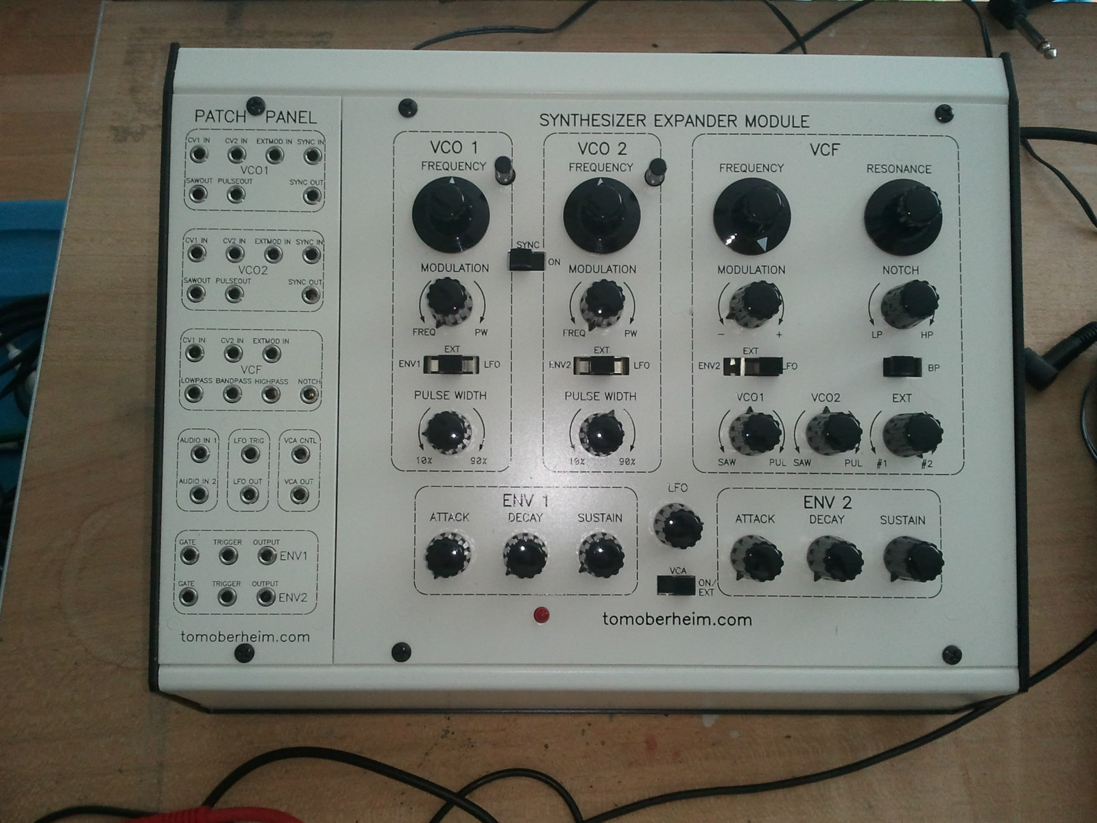 MATRIXSYNTH: Tom Oberheim Synthesizer Expander Module SEM Patch Panel ...