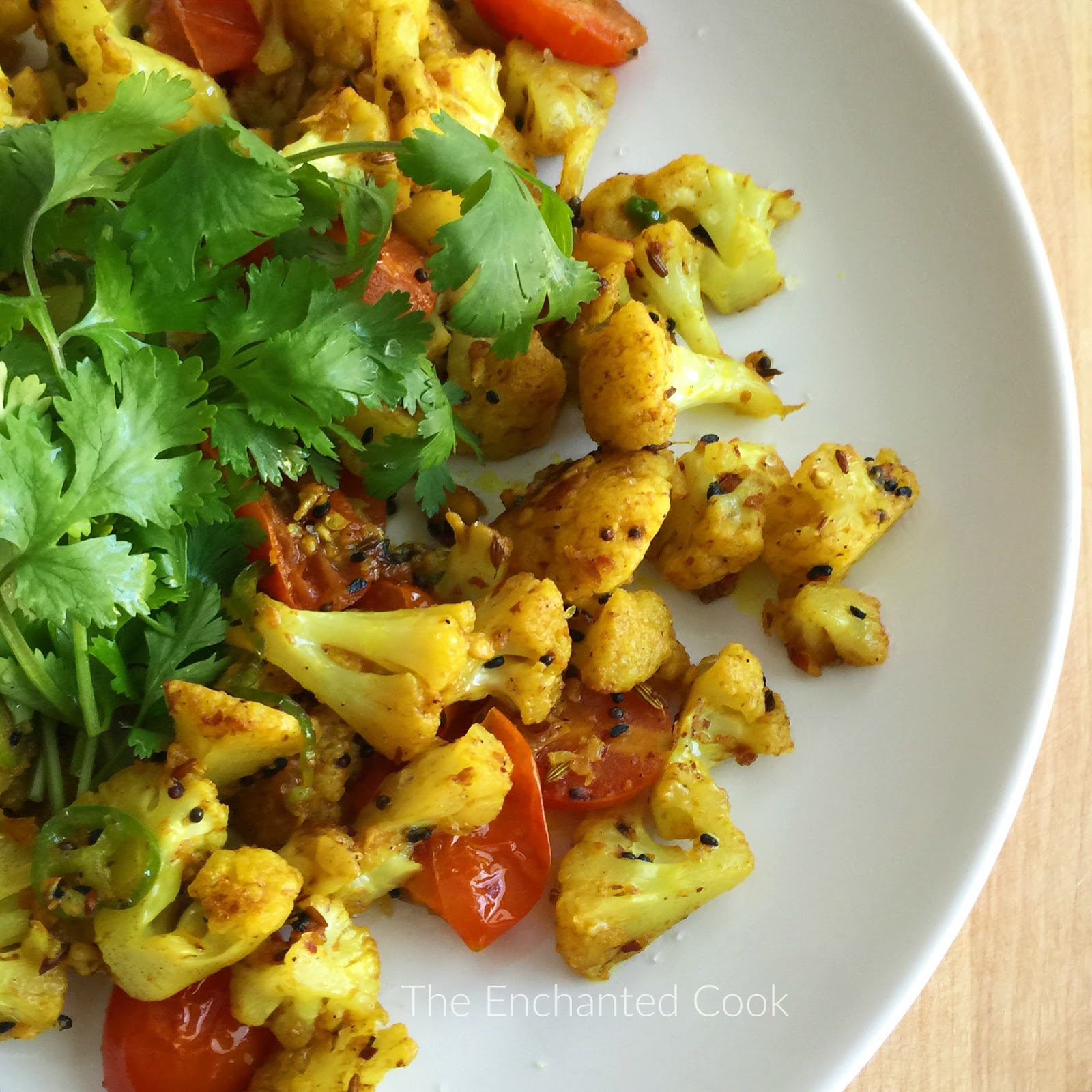 The Enchanted Cook: Golden Curried Cauli