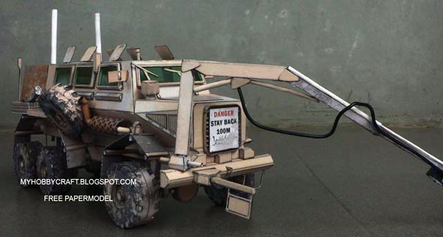 Buffalo MRAP (Mine Resistant Ambush Protected) Vehicle Papercraft ...