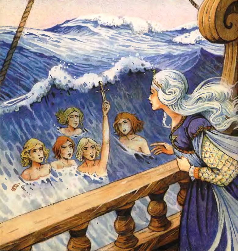 Сказочные Иллюстрации: John Patience - Русалочка*