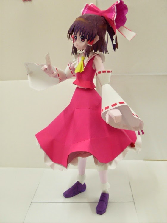 Papercraft Anime Touhou Project Reimu Hakurei Download | PaperCraft ...