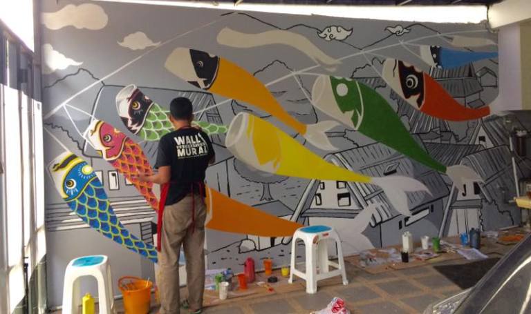 Cara membuat mural ~ Sejarah Dan Pengertian Seni Lukis (Mural)