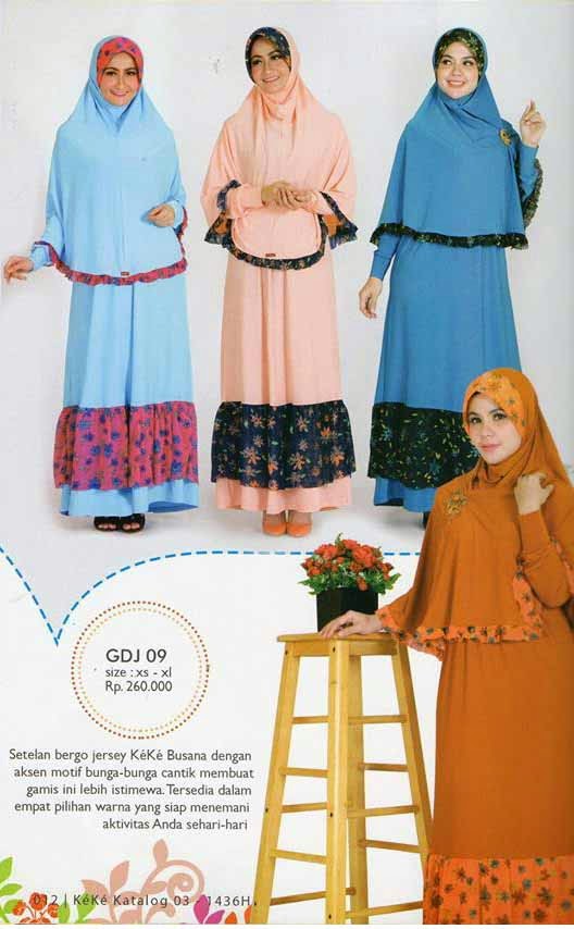 GDJ 09 Gamis wanita - Toko Busana Muslim | Keke Collection