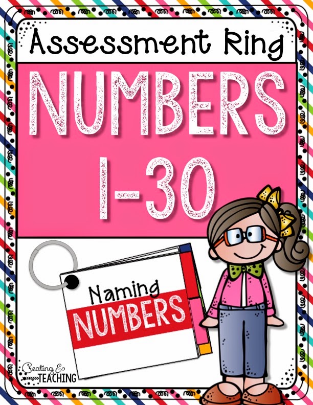 Assessment Ring {Numbers 1-30} | creating & teaching