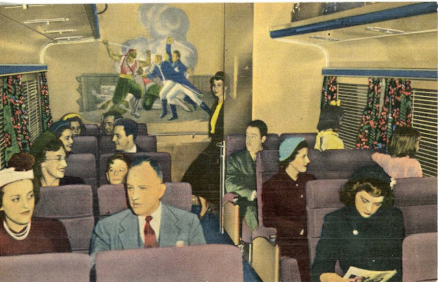 The National Railroad Postcard Museum: Wabash "Blue Bird"