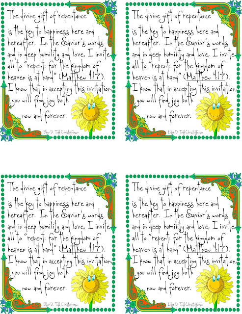 HollysHome - Church Fun: The Divine Gift of Repentance Lesson Plan and ...