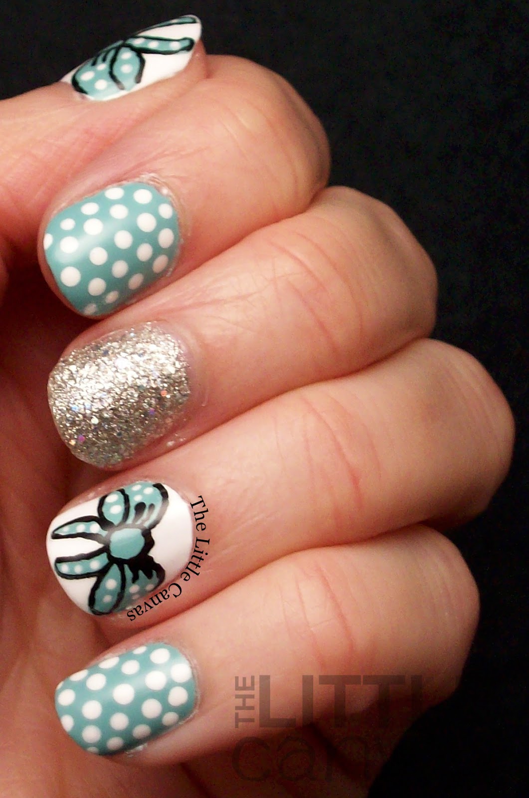 Twinsie Tuesday: Nails Inspired by Wallet - The Little Canvas