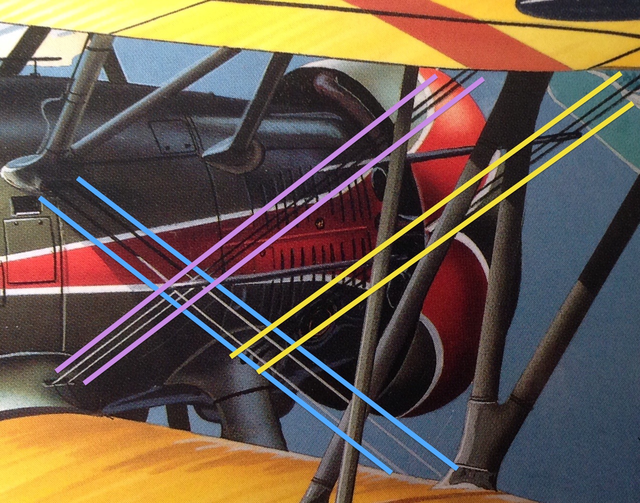 Boeing P 12e Interplane Rig And Tail Bracing Wire