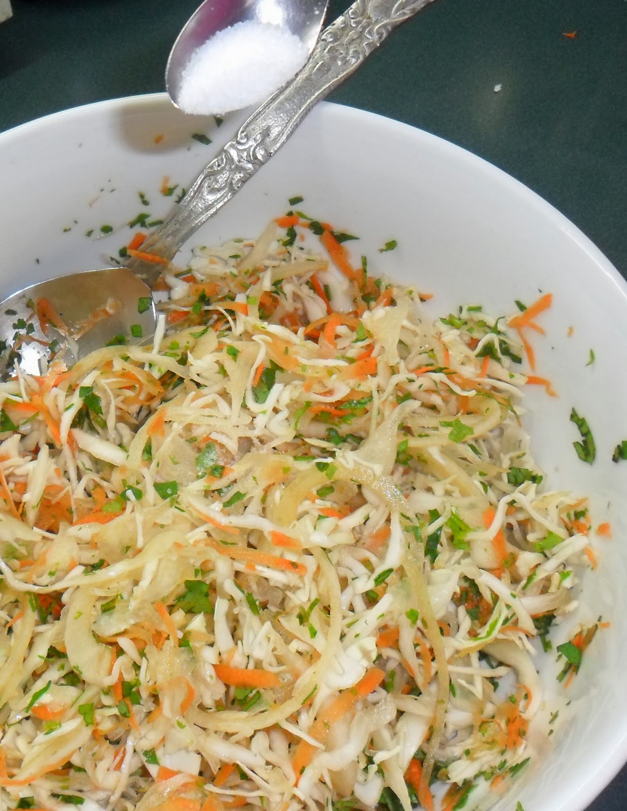 En la Cocina de la Tia Clacla: Ensalada de Repollo o Col Blanco