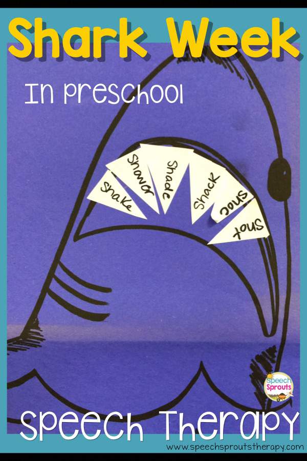 14 Great Ideas For Shark Week In Preschool Speech Therapy - Speech Sprouts