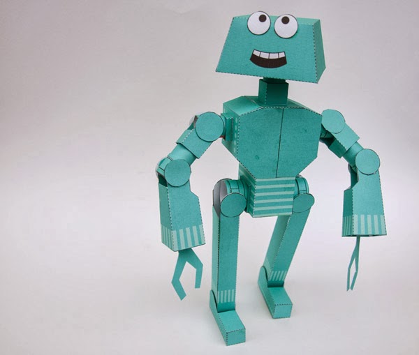Poseable Robot Paper Toy Papercraft | Papercraft Free Download And ...
