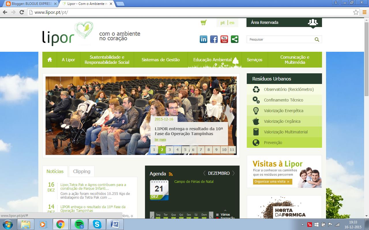 RESÍDUOS E AMBIENTE Uma empresa chamada LIPOR ~ Blogue Expressão