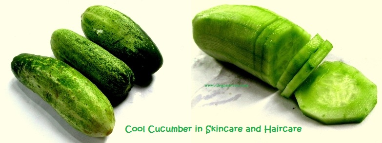 Cool Cucumber in skincare and haircare - Elegant Eves