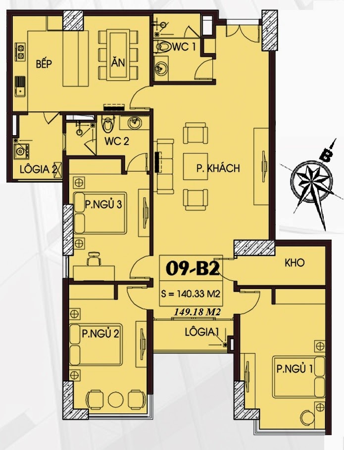 CHUNG CƯ G3AB YÊN HÒA SUẤT NGOẠI GIAO GIÁ RẺ