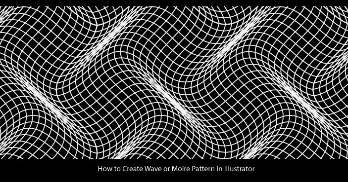 How to Create Wave or Moire Pattern in Illustrator? - Bijutoha & Design - Photo Editing, Logo ...