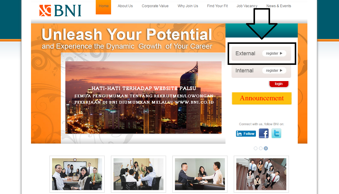 Begini Cara Resmi Melamar Kerja di Bank BNI 46 - List Kerja Aceh