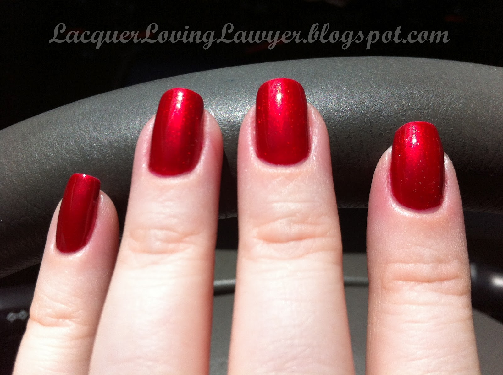 Lacquer-Loving Lawyer: A Nail Polish Blog: OPI Danke-Shiny Red