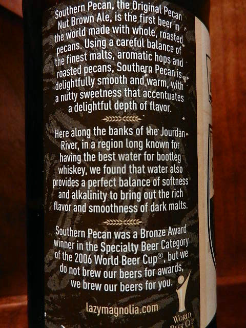 Stevens Creek Swigs- FEAR NO BEER: LAZY MAGNOLIA SOUTHERN PECAN NUT ...