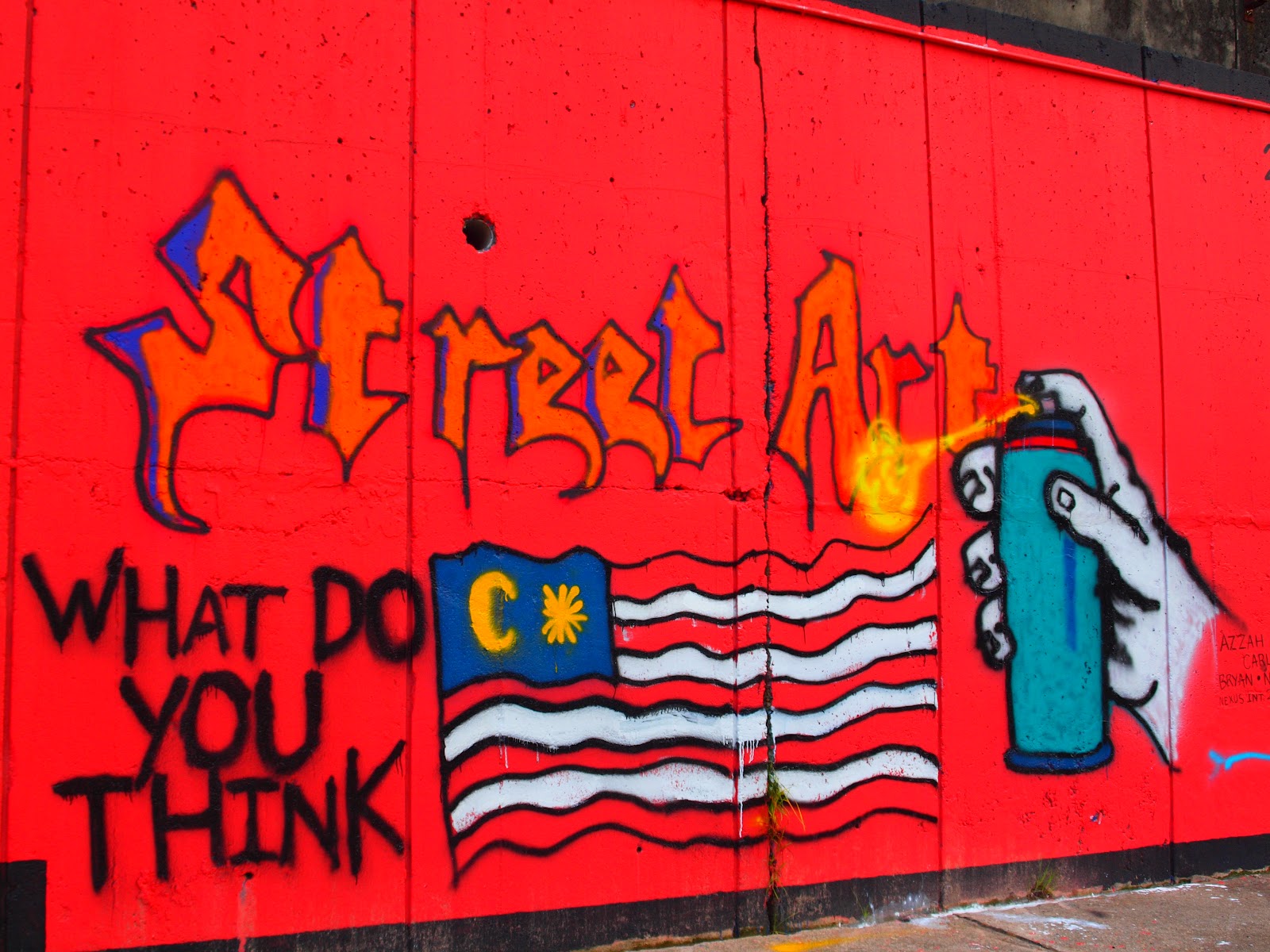 AJ BY ALEXANDER JAMES: KUALA LUMPUR : POP GRAFFITI PART 1