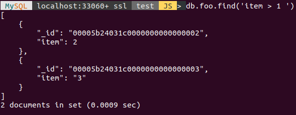 Php With Mysql And Postgresql Monodb Versus Mysql Document Store Command Comparisons Ii