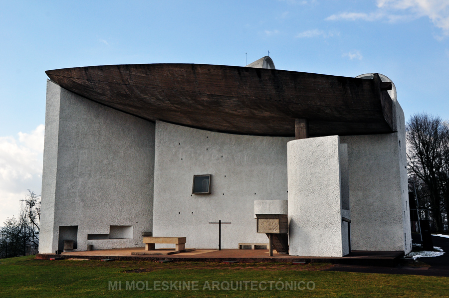 MY ARCHITECTURAL MOLESKINE®: LE CORBUSIER: CHAPEL OF NOTRE-DAME-DU HAUT ...