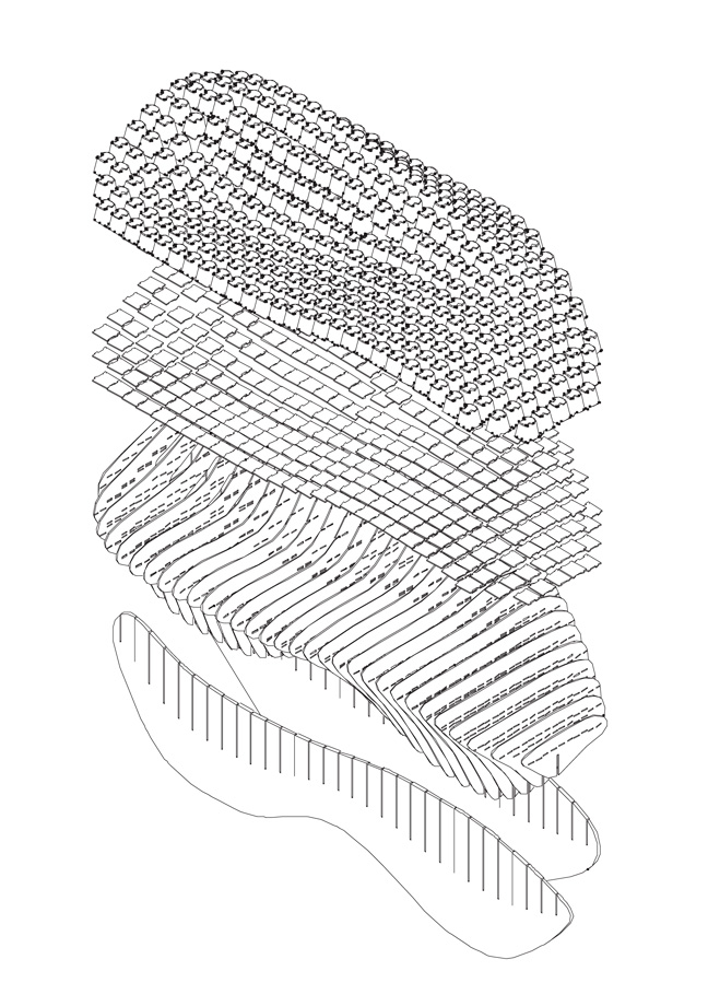 Terreform : Mycoform Surface: Multi-Curved Mycelium Mushroom Structure ...