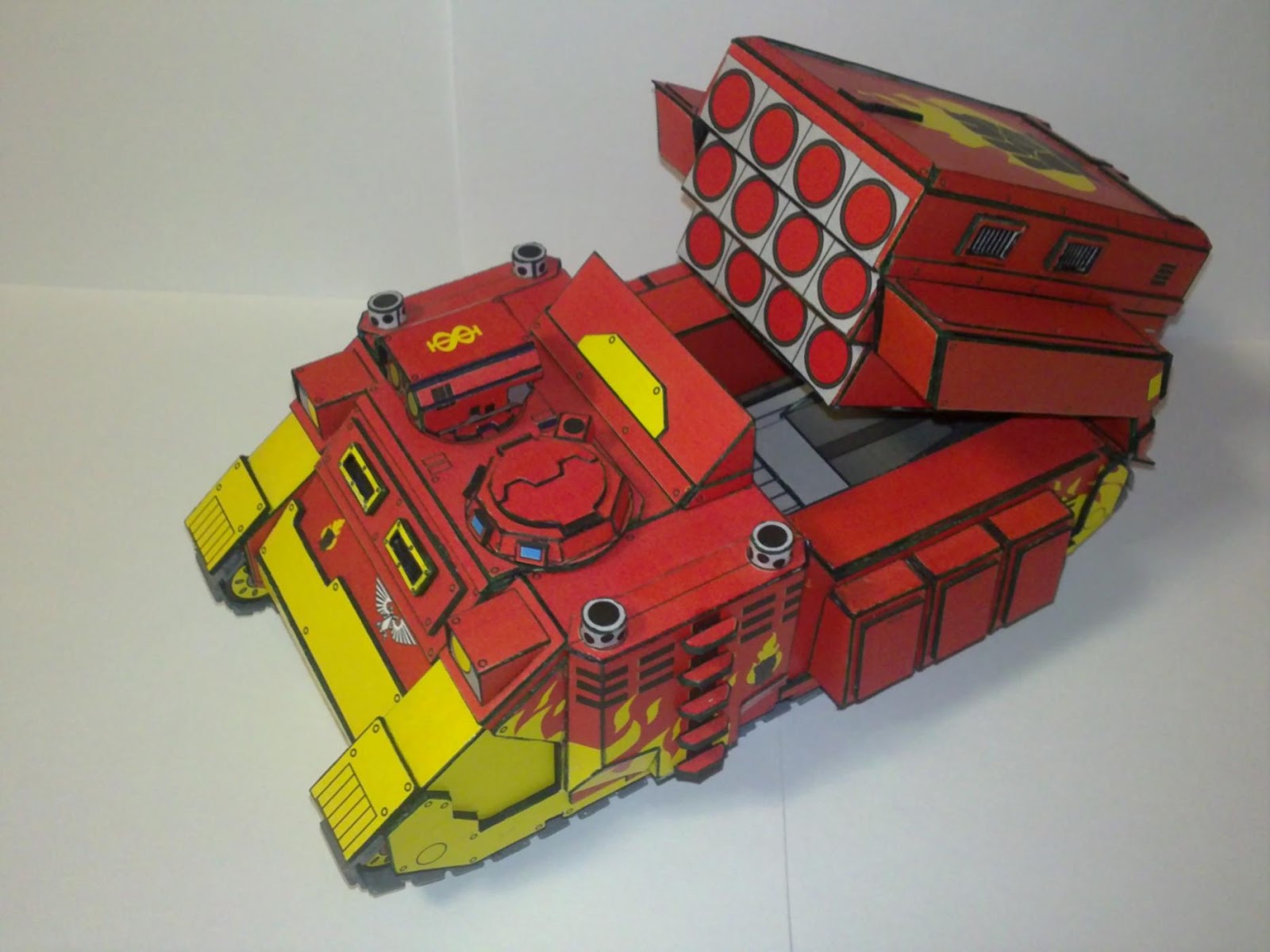 Paper Wargames: 40k Mule-Whirlwind