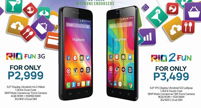 MyPhone Rio 2 Fun and MyPhone Rio Fun 3G now official: 5-inch entry ...