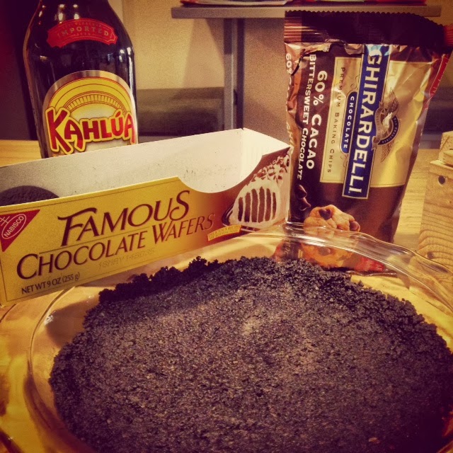 Pies and Soup: Chocolate Kahlua Cream Pie (No-Bake!) w/home made Kahlua ...