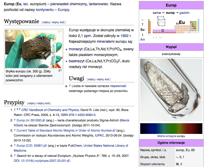Biologia - nauka o życiu: Pierwiastki chemiczne bloku f (Pierwiastki ...