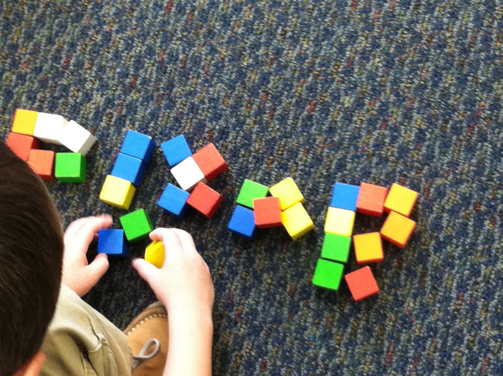 Brick by Brick: Cube Blocks and Free Play