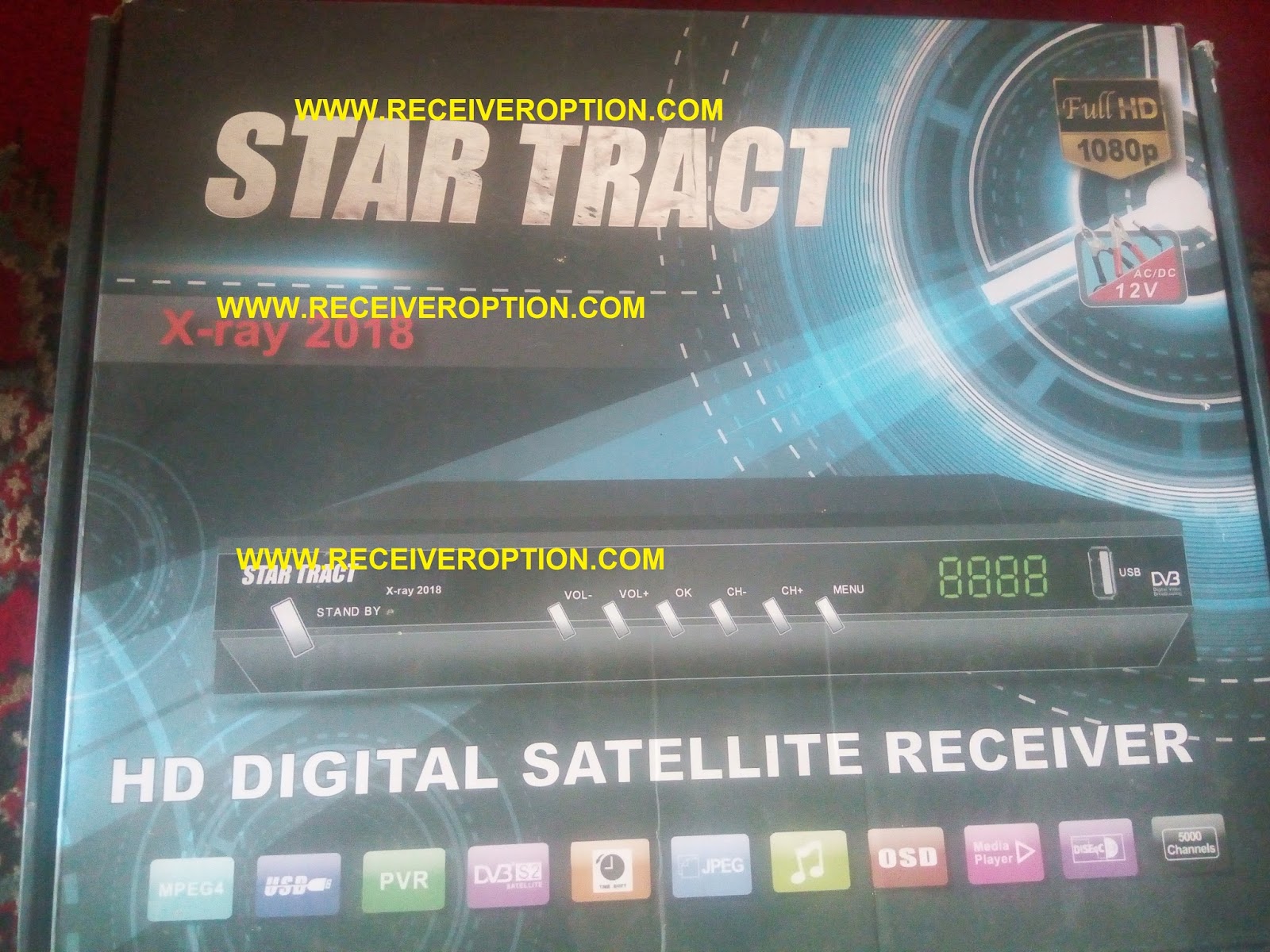 STAR TRACT X-RAY 2018 HD RECEIVER BISS KEY OPTION - How To Enter Biss ...