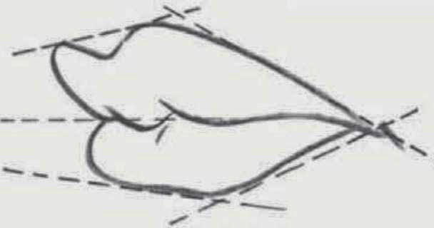 Drawings: FACIAL FEATURES: LIPS