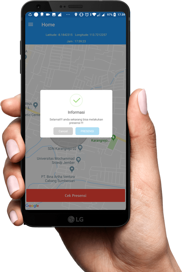 Implementasi presensi siswa menggunakan metode geofencing dan scan Qr ...
