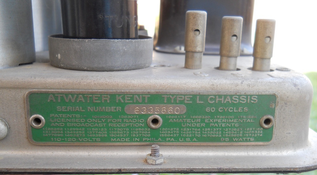 Never Stop Learning: Atwater Kent Model 70