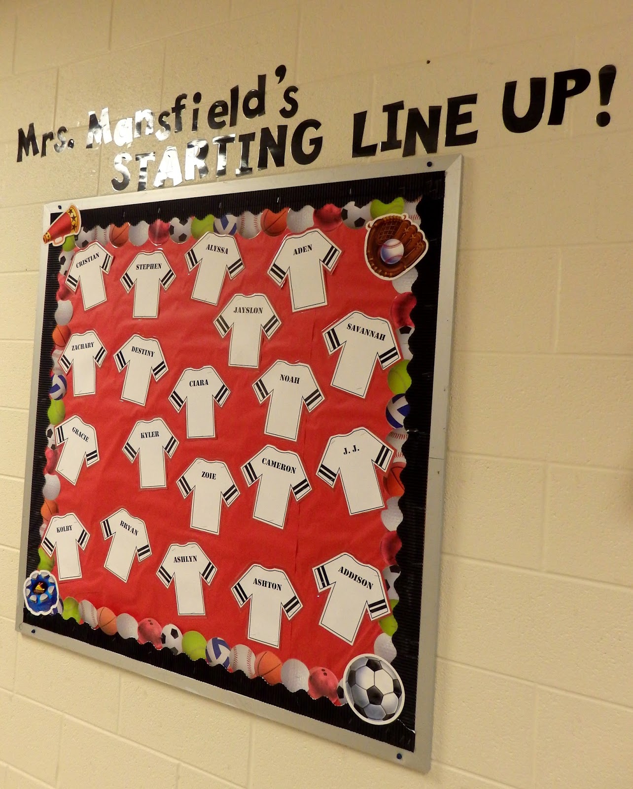 Sports Classroom Tour - Totally Teamwork!